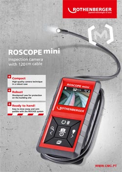 CÂMARA DE INSPEÇÃO ROSCOPE MINI - CUNHA & MENDES CUNHA LDA